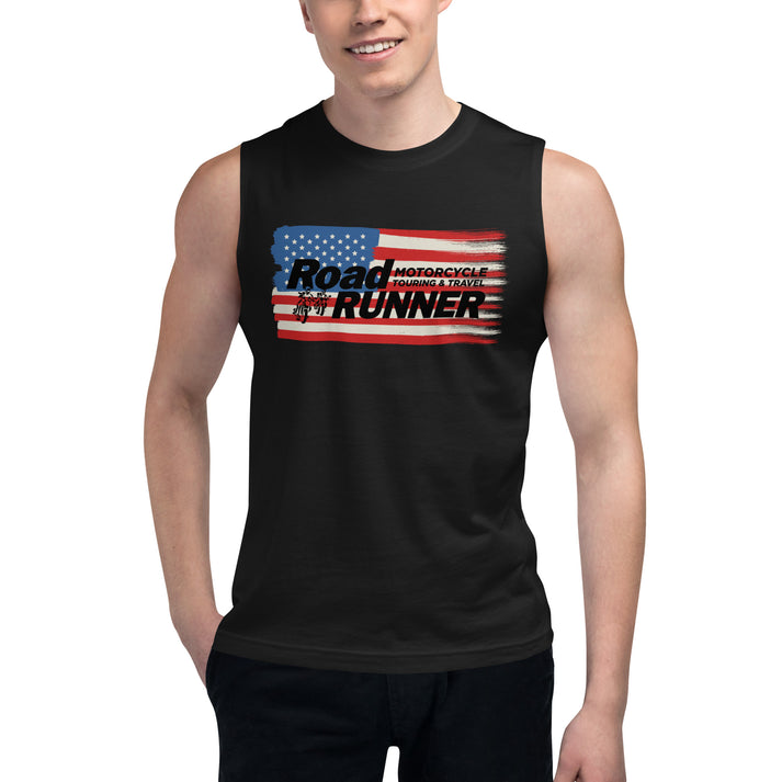 Red, White & Blue Muscle Tank – RoadRUNNER Shop